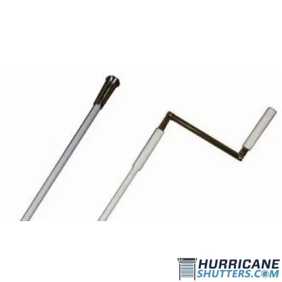 5 FT Crank Handle w/ Universal Bell | Roll Shutters