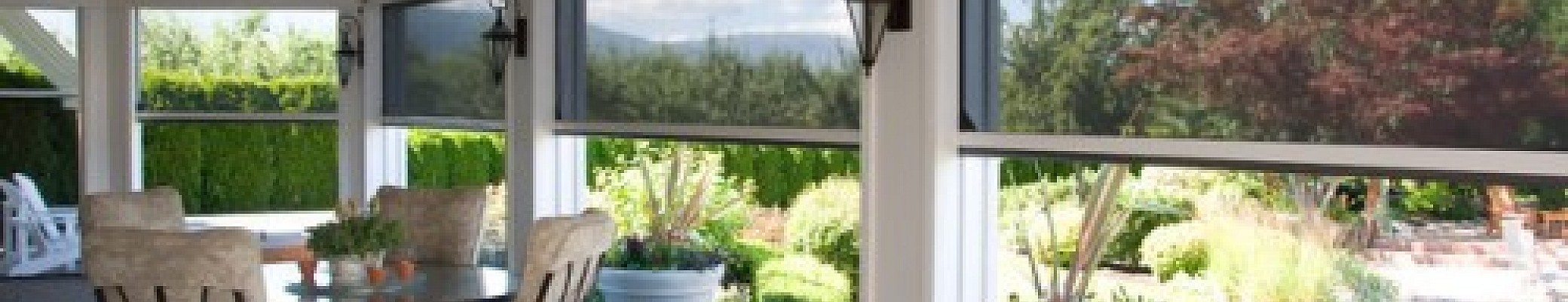 Rolling Solar & Insect Screens: Dual Functionality