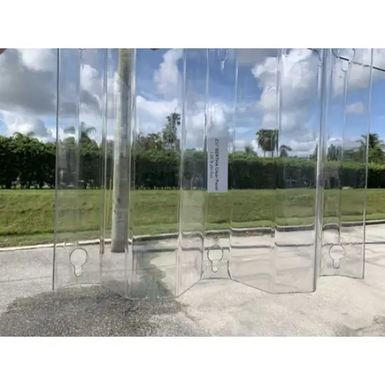 Clear Polycarbonate Lexan Hurricane Storm Panels